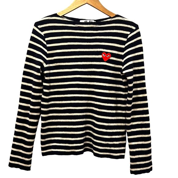 Comme des Garcons PLAY | Sweaters | Commes Des Garcons Play Wool ...